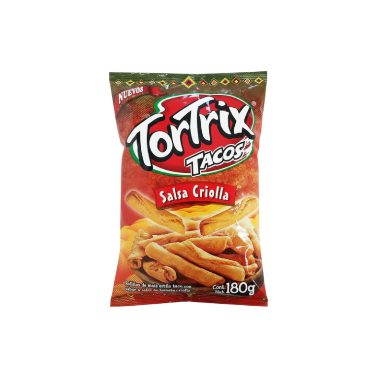 Tortrix Tacos Salsa Criolla/Creole Sauce Corn Sticks 24/180 g - O&C ...